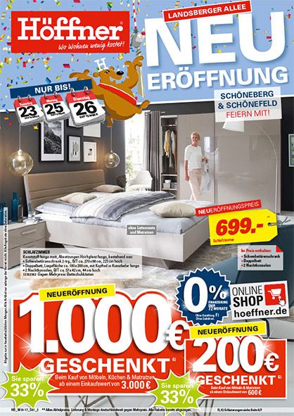 Möbel Höffner in Berlin-Schöneberg - Küchen, Regale, Betten & mehr