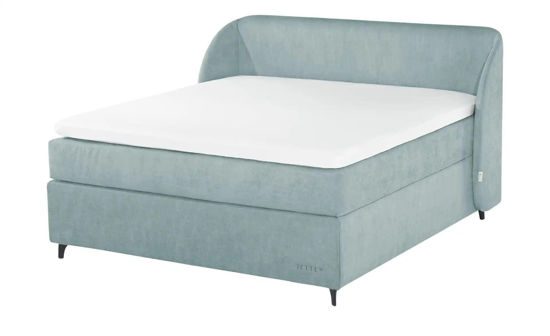 Jette Home Boxspringbett Jette Embrace | Eisblau, 160 cm
