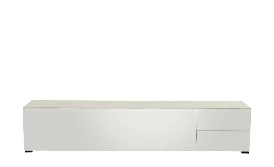 TV-Board Nicolo | Weiß, Gleiter, Schwarz | Höffner