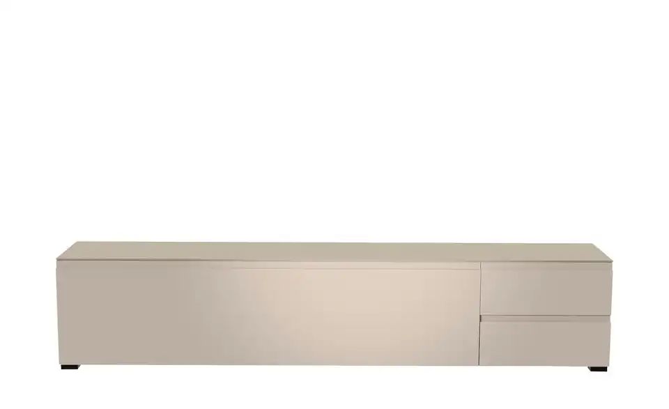 TV-Board Nicolo | Gleiter, Schwarz, Sand (Beige)