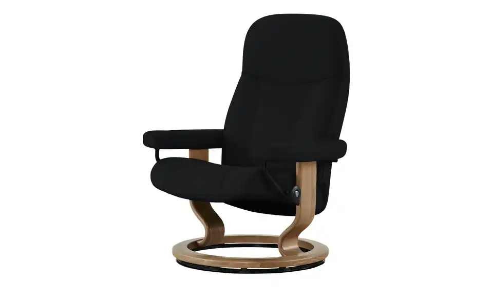 Stressless Relaxsessel mit Hocker Leder Consul M | Classic, M