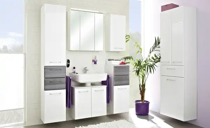 smart Bad-Wandschrank Onda | Weiß | Möbel Höffner