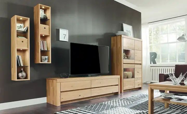 WÖSTMANN Wohnkombination Soleo 3000 | Kernbuche