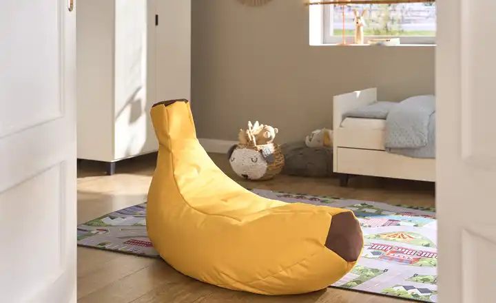 Sitzsack Barni | Banana-Design & kräftige Farben