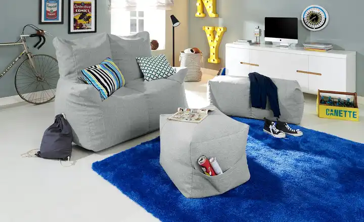 Sitzsack-Sofa Fiete | Grau | Möbel Höffner