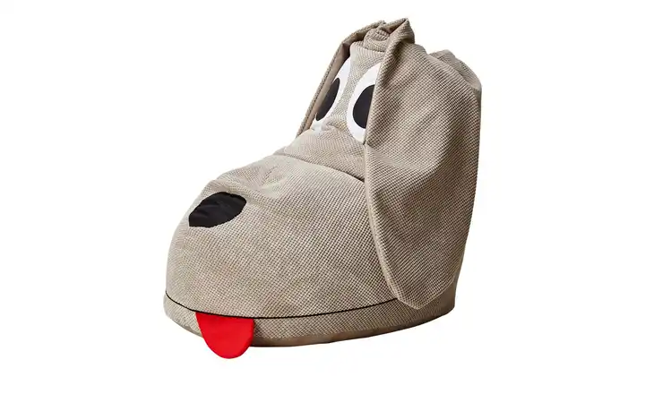 Sitzsack Dog – Freches Hunde-Design in Beige