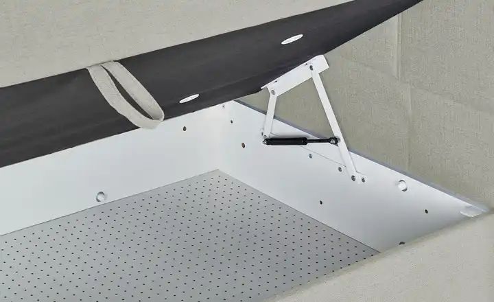 vanDoorn Boxspringbett Chiara | Hellgrau, 200 cm