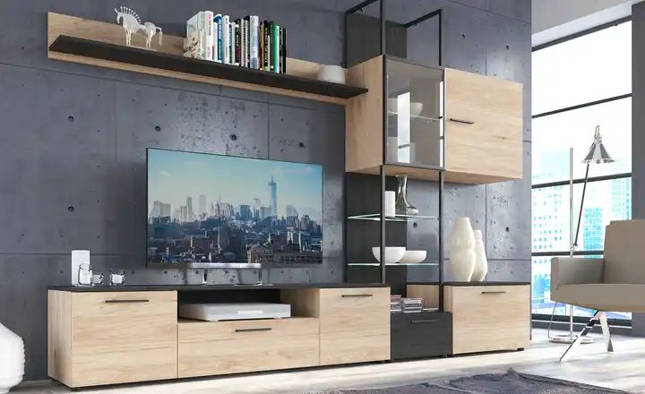 Moderne Wohnwände für das Wohnzimmer bei Höffner