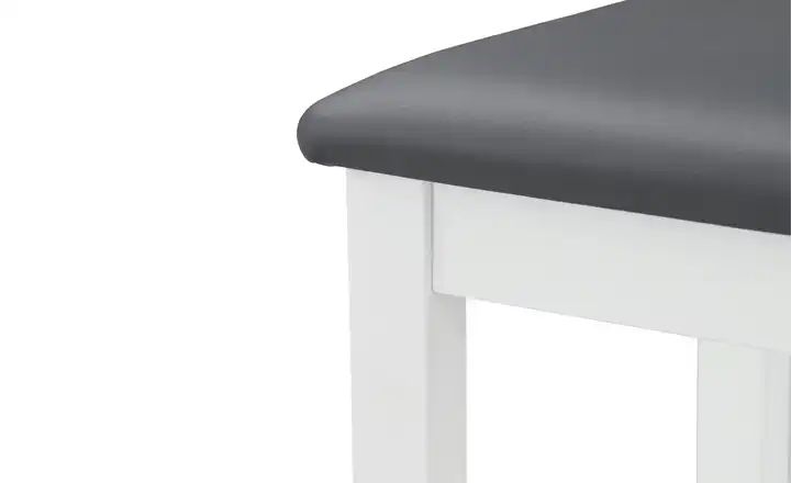 Hocker David | Weiß / Grau | Möbel Höffner