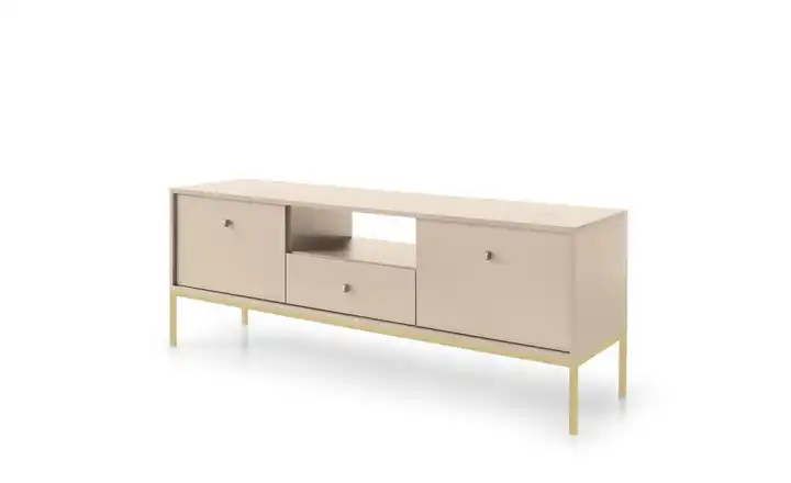 Lowboard Molly | Beige, Goldfarben | Möbel Höffner