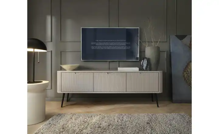 Lowboard in Beige Zova Glamour-Stil