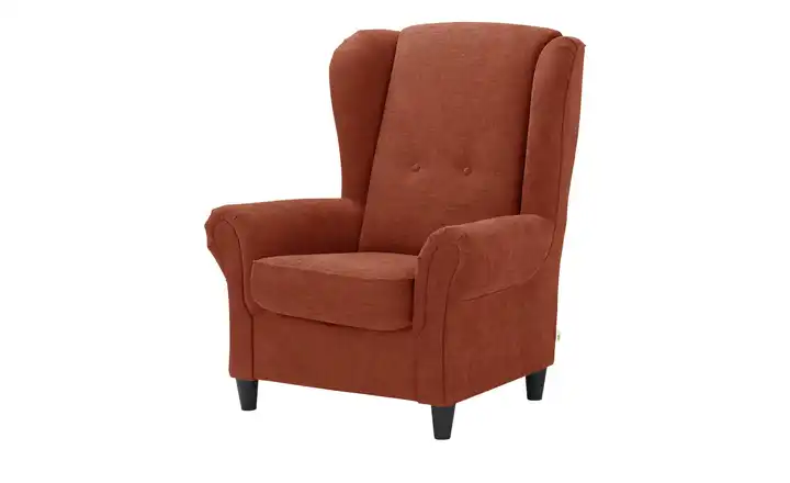 Sessel Kivana | Rostrot, Webstoff | Möbel Höffner