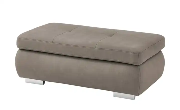 Affair XXL-Hocker aufklappbar in Nougat