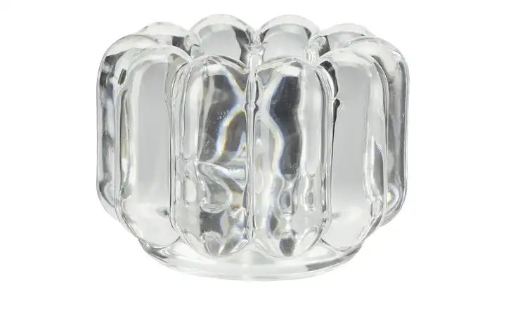 Teelichthalter aus Glas | Transparent