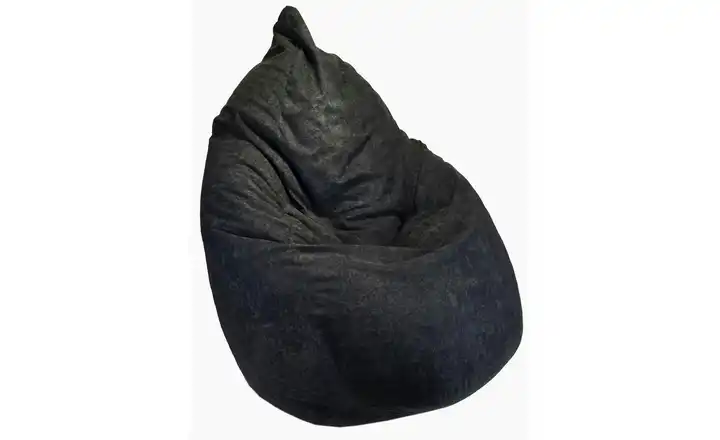 Heunec Sitzsack Vivid in Schwarz | Microfaser