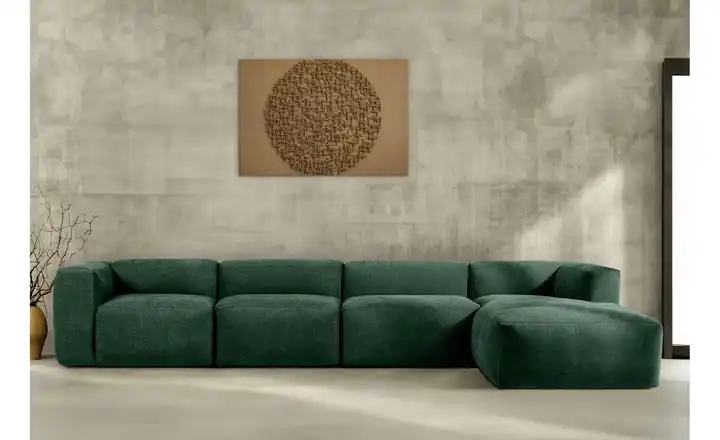 KONSIMO Ecksofa Buffo | Waldgrün, 6 | Möbel Höffner