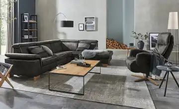 Mein Sofa bold XXL - Hocker Beata | Moos (Dunkelgrün)