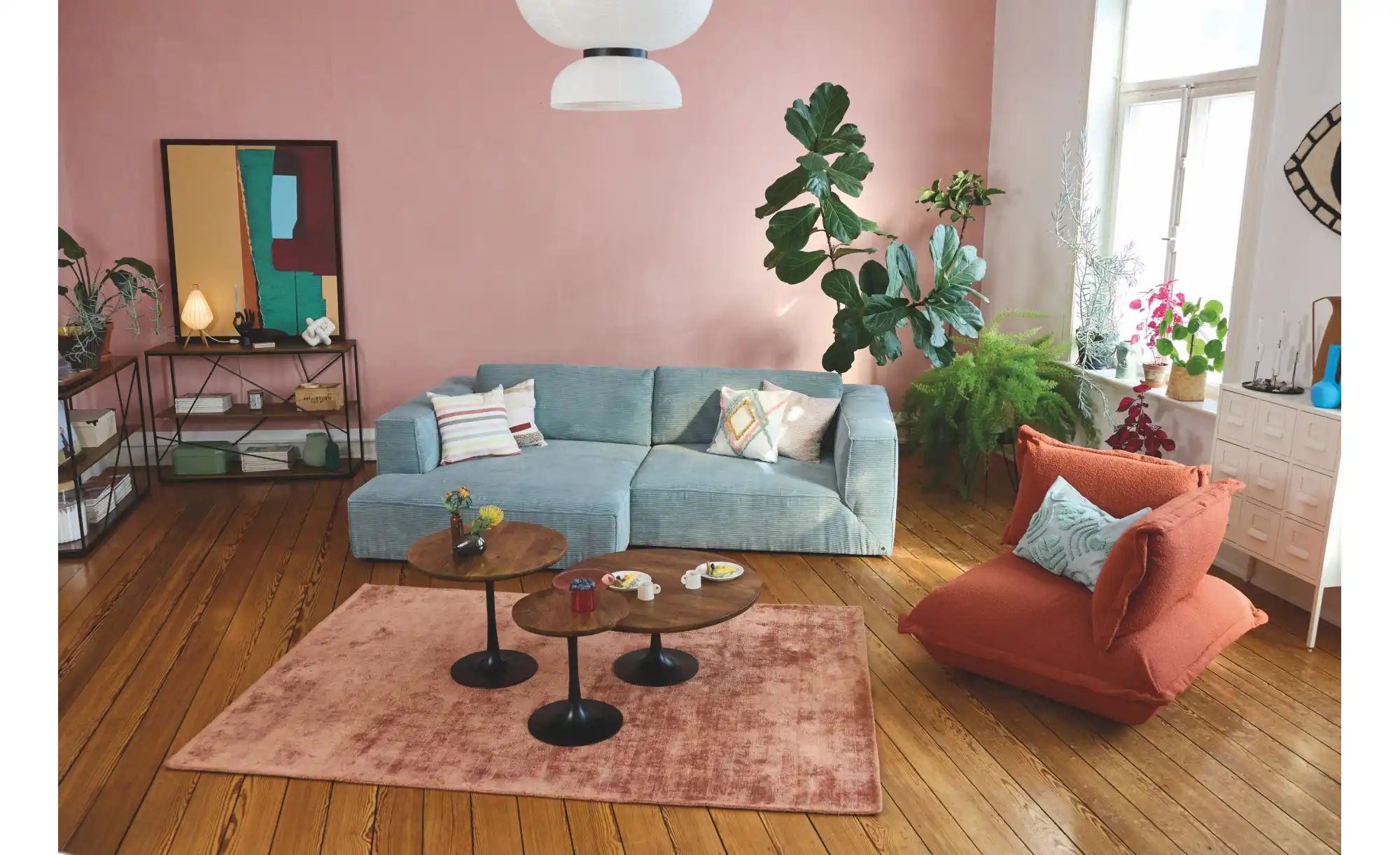 Tom Tailor Teppich | Rose, 135 cm | Möbel Höffner