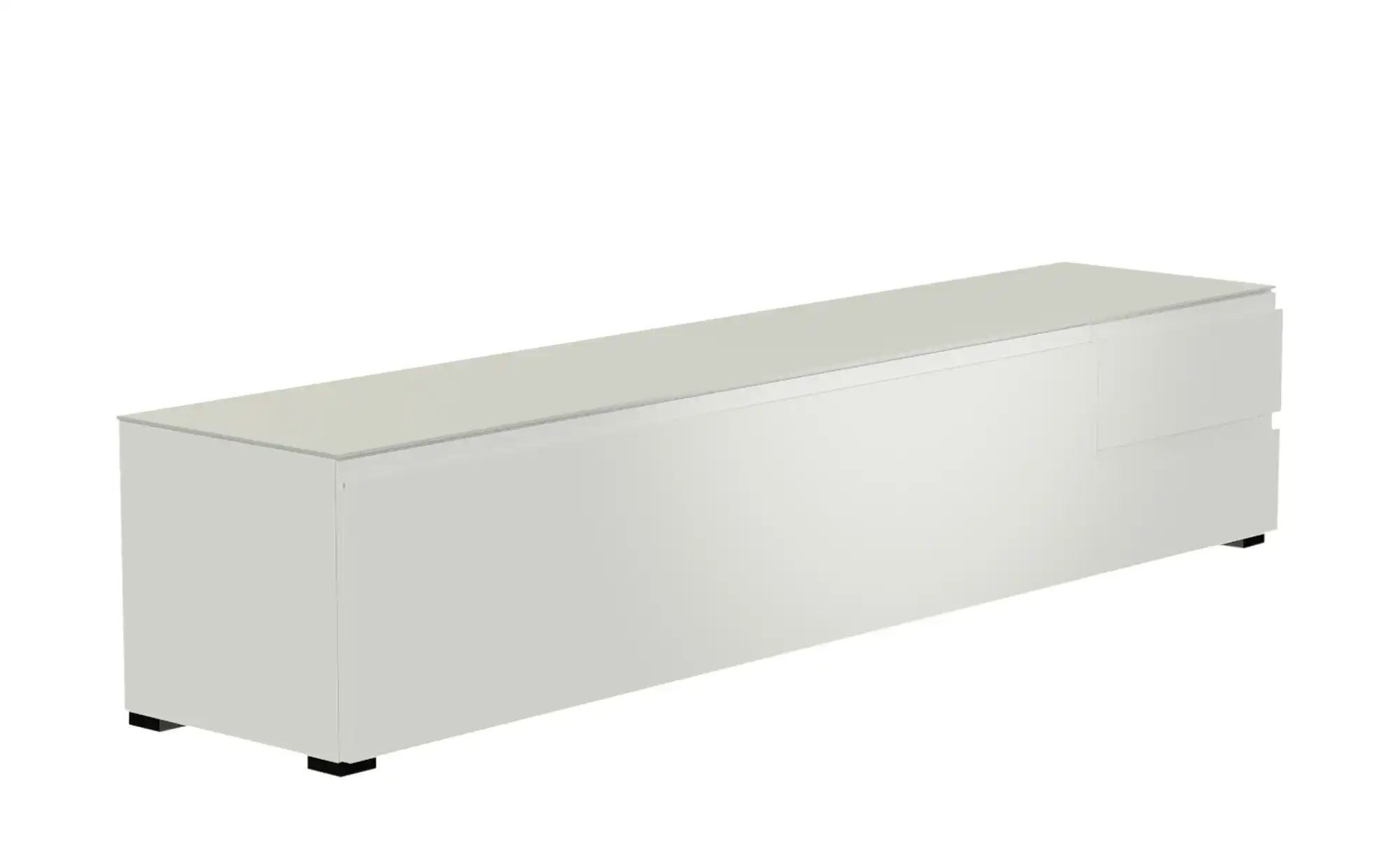 TV-Board Nicolo | Weiß, Gleiter, Schwarz | Höffner