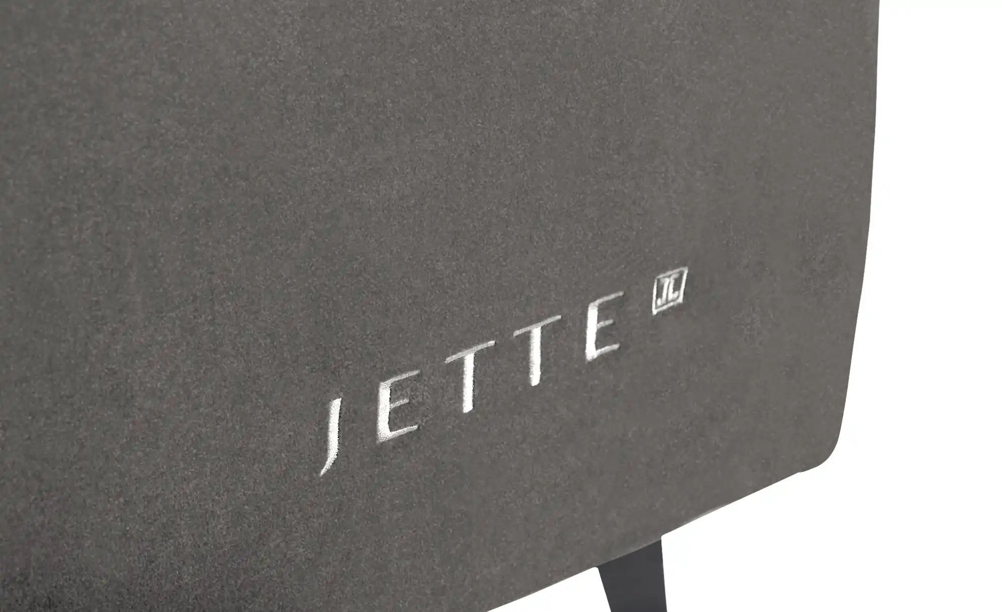 Jette Home Boxspringbett Jette Glam | Dunkelgrau, 160 cm