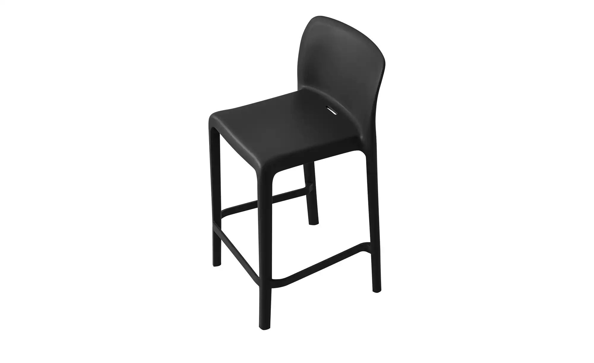 Connubia Barhocker stapelbar Bayo | Schwarz, ca, 65 cm