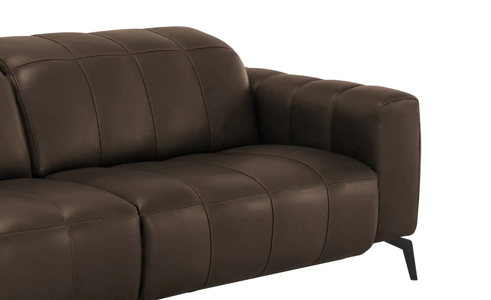 Natuzzi Editions Ledersofa Portento | 3, Braun