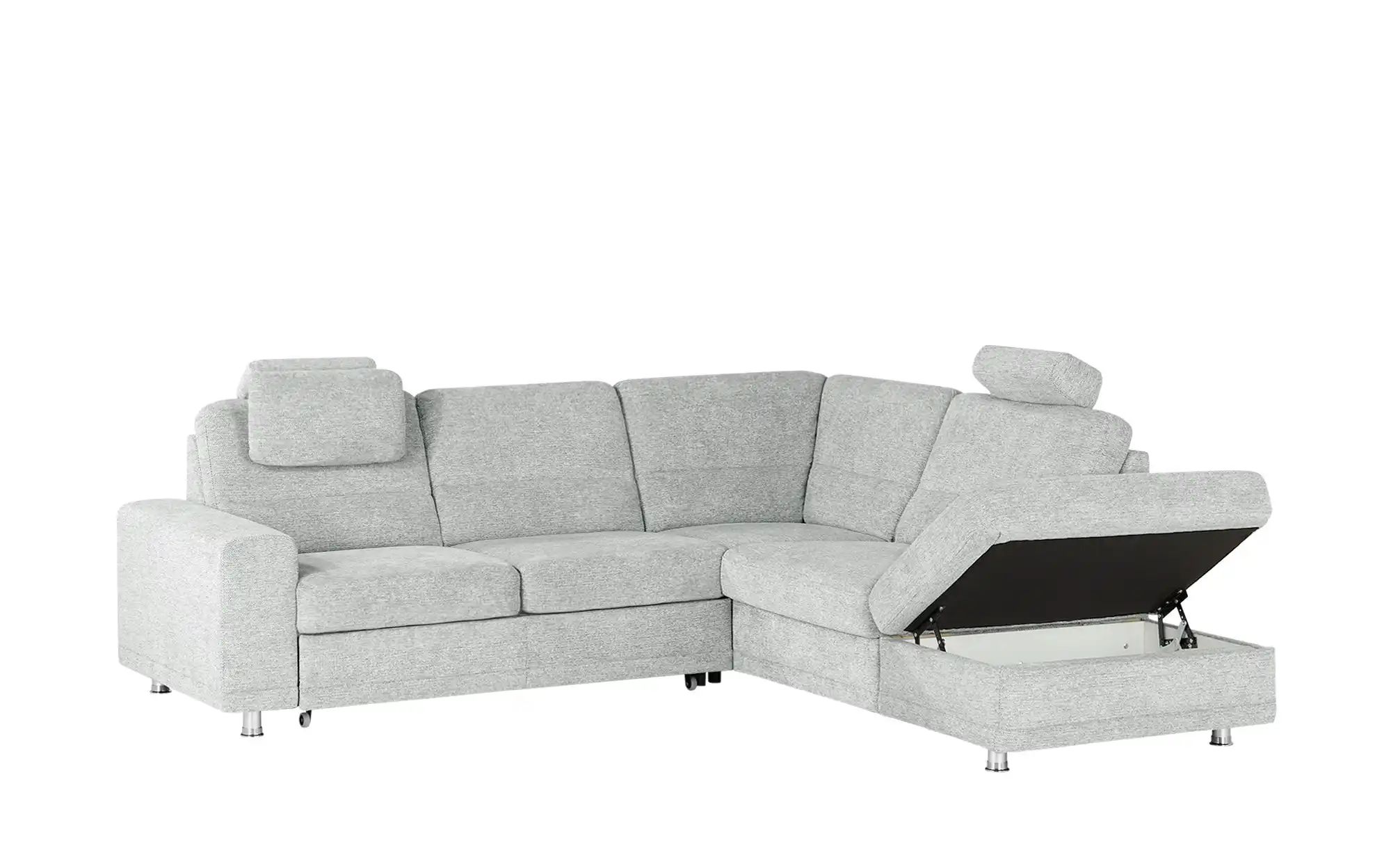 meinSofa Ecksofa Marc | Alu (Grau), rechts | Höffner
