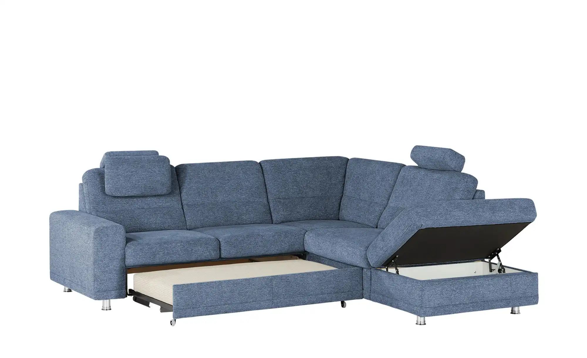 meinSofa Ecksofa Marc | Navy (Dunkelblau), rechts