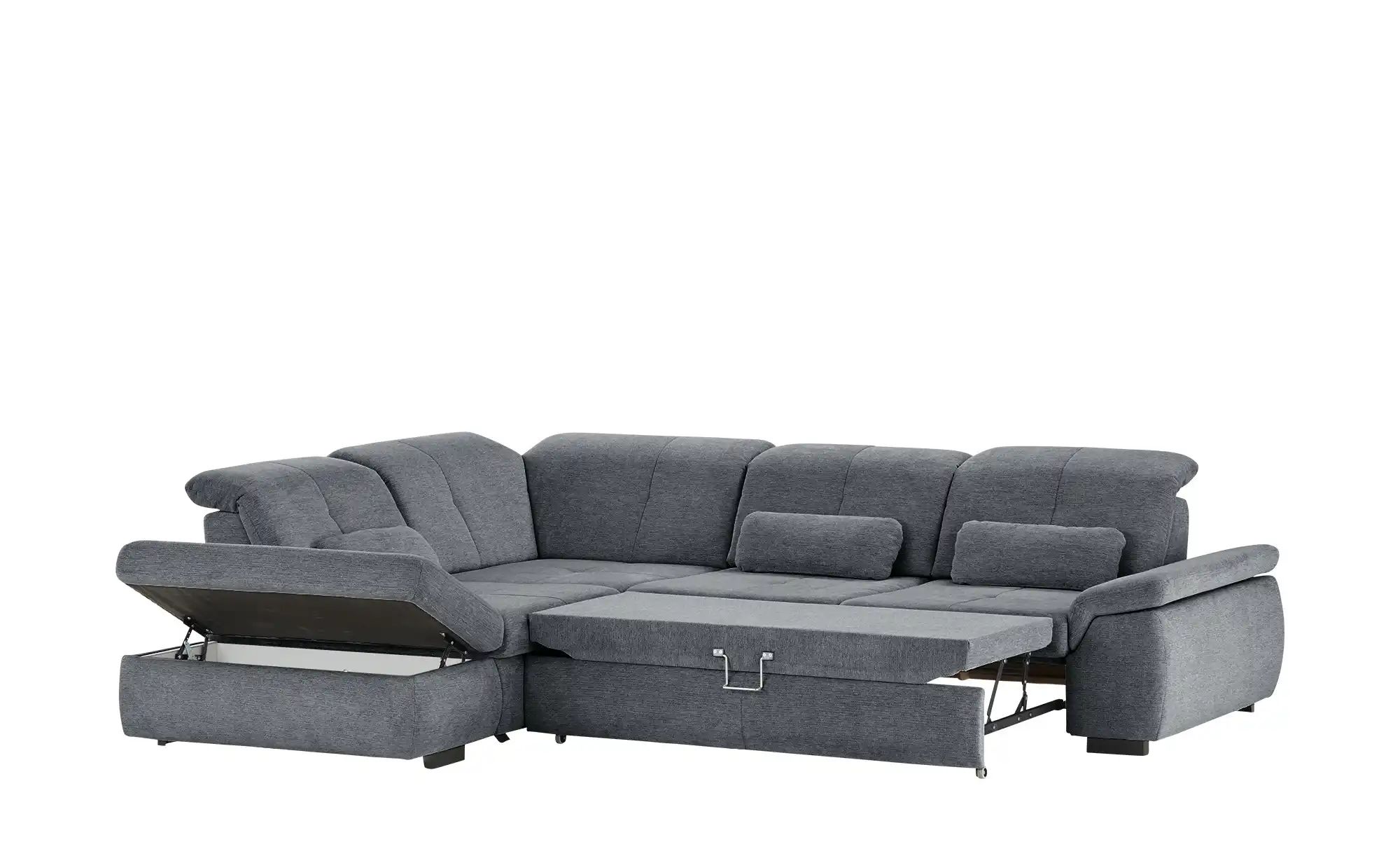 Ecksofa mit Funktion Perry | Anthrazit, links | Höffner