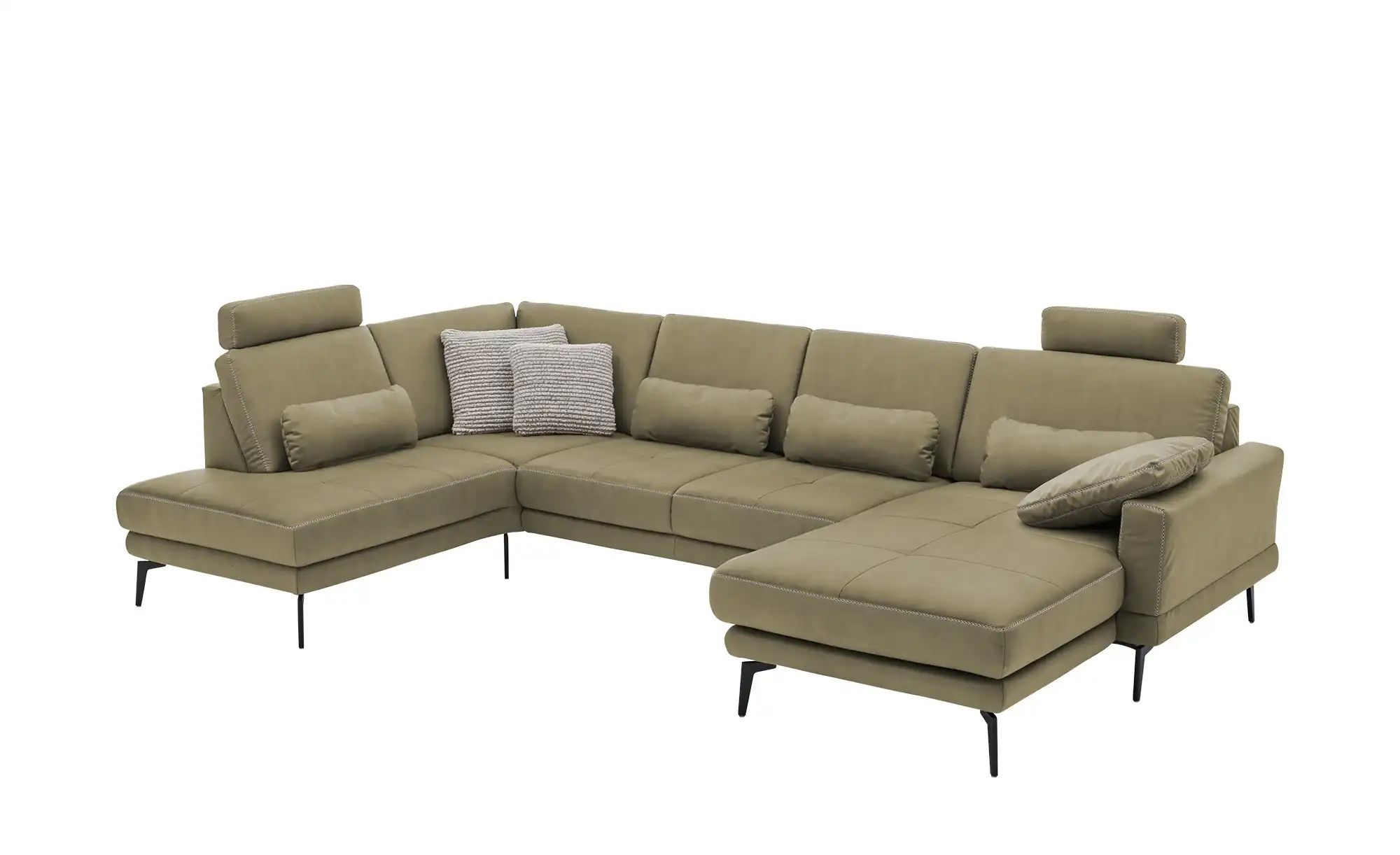 meinSofa Wohnlandschaft Mike | Moos (Dunkelgrün), links