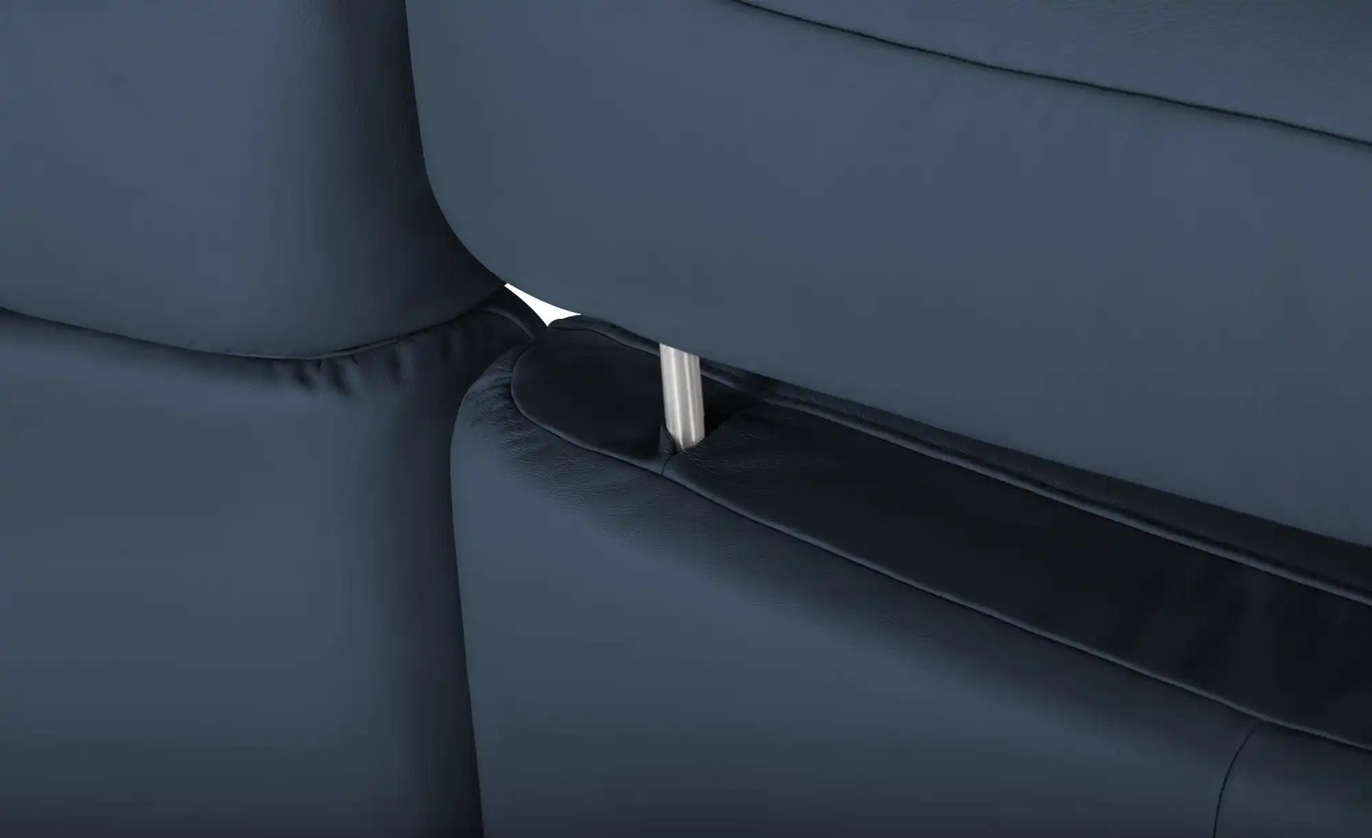 himolla Sofa 3-sitzig 4150 | Lagune (Dunkelblau) , Erweiterte Funktion