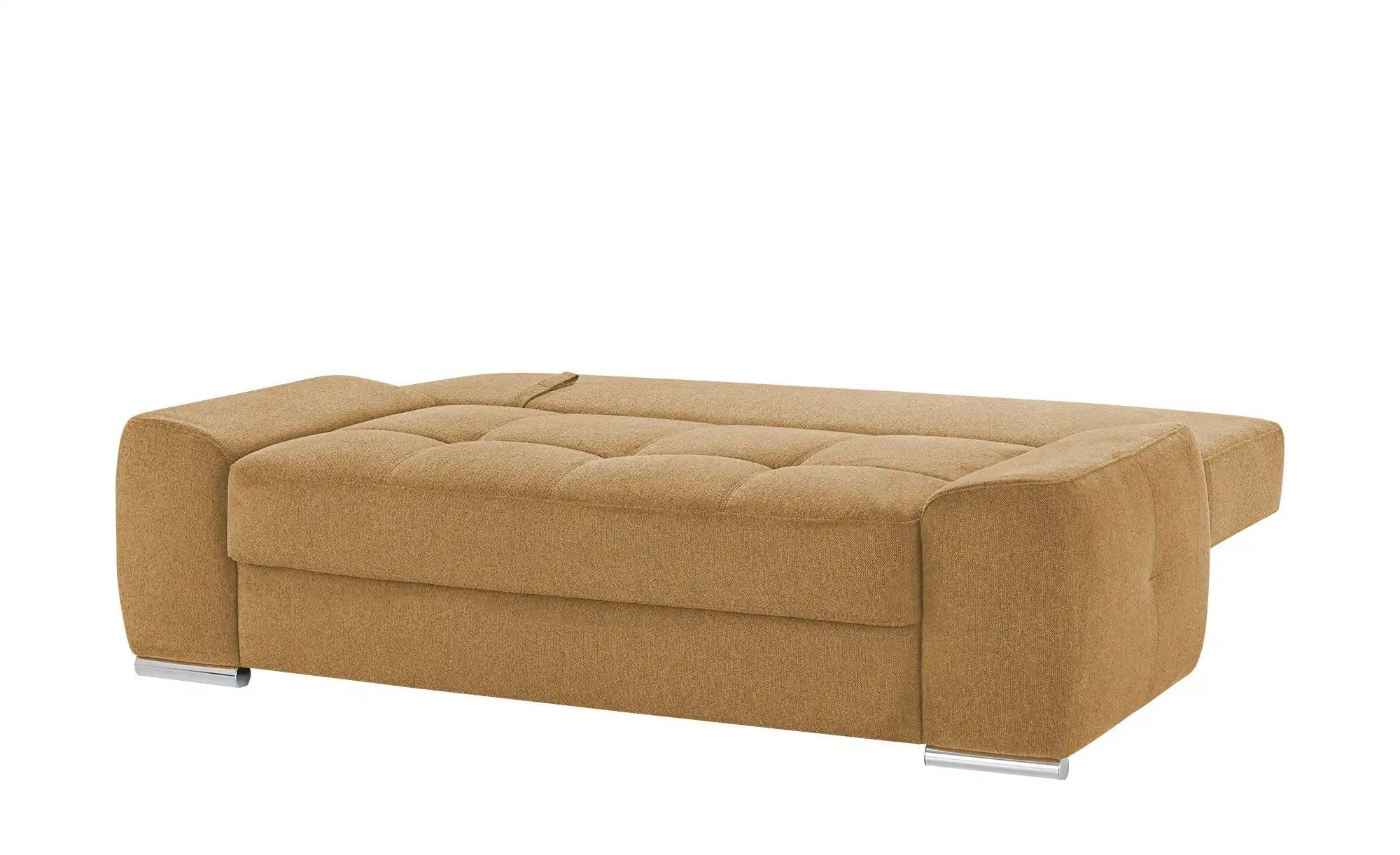 bobb Einzelsofa Eleny de Luxe II | Honiggelb, Flachgewebe