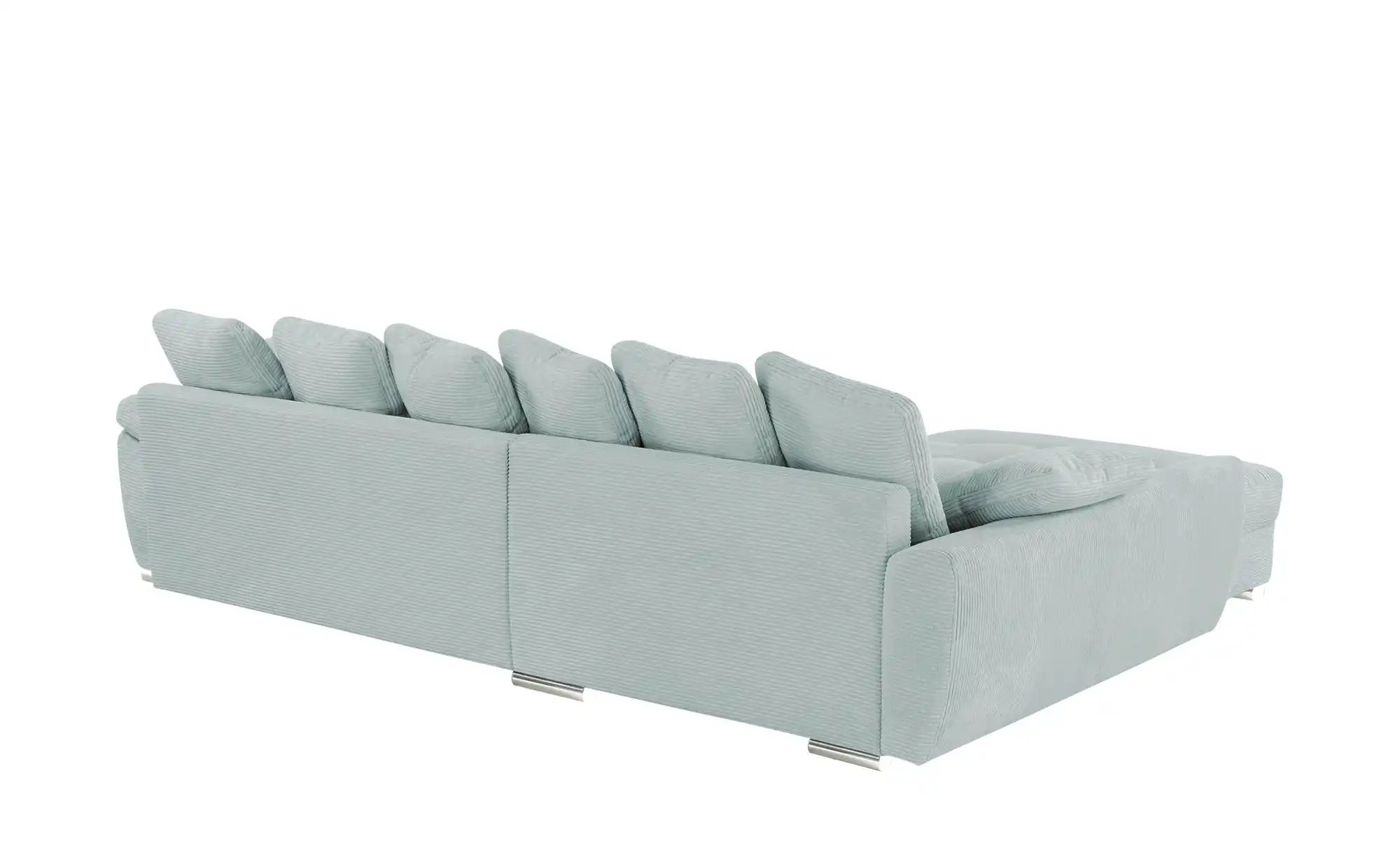 Ecksofa Farina | Hellblau, Cordstoff | Möbel Höffner